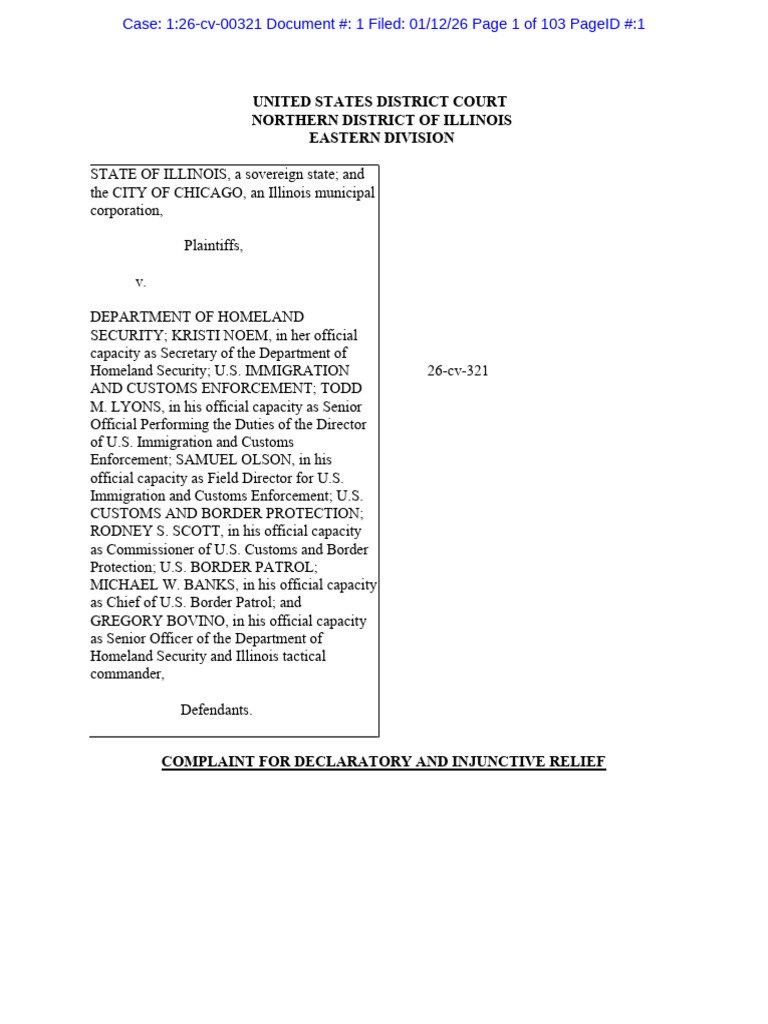 001 - Complaint | PDF | Emigration, Immigration, and Refugees ...