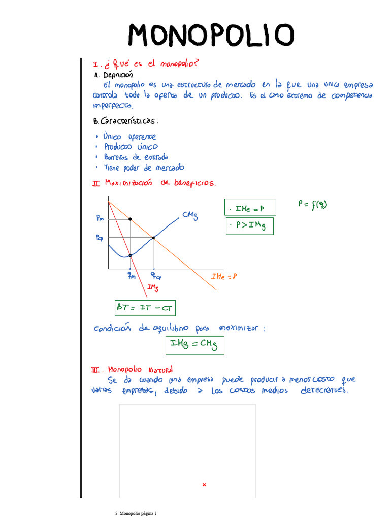 Apunte Monopolio | PDF
