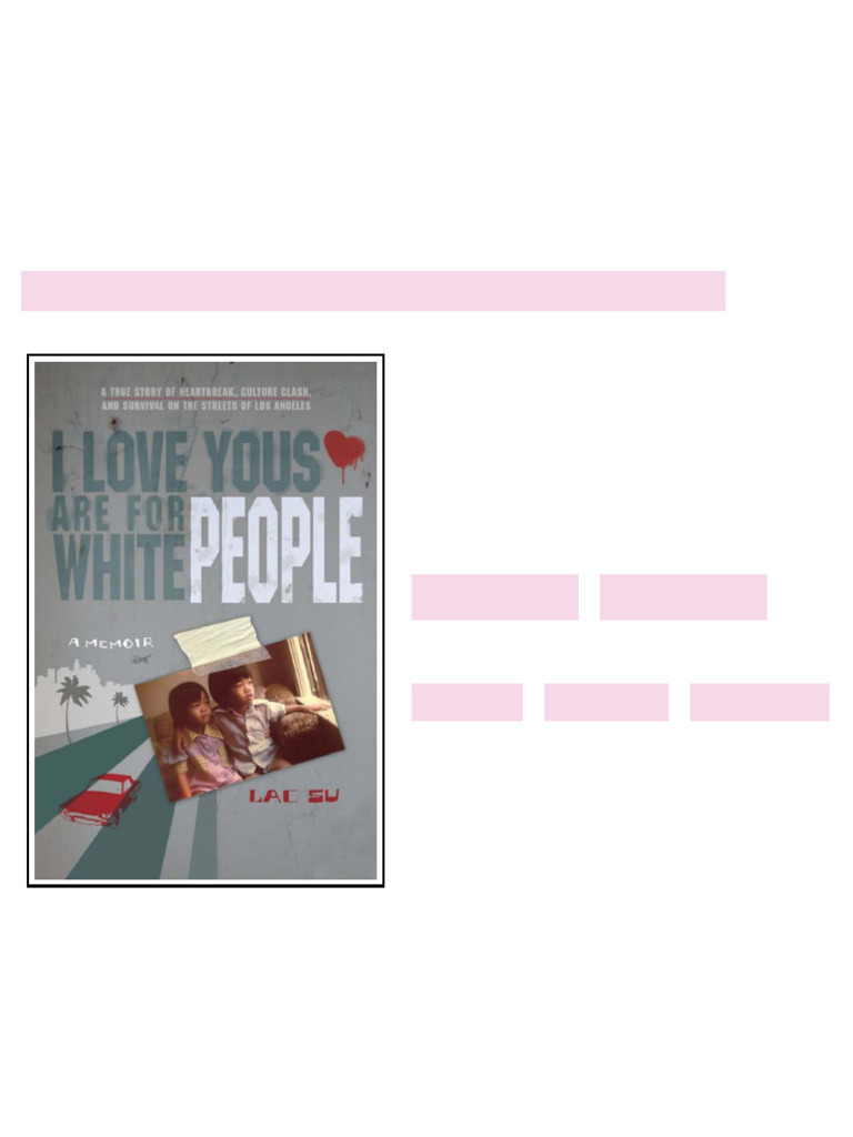 I Love Yous Are for White People 1st edition Wei Zhi digital download | PDF