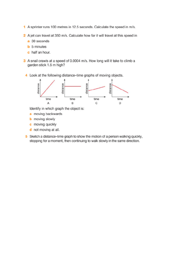 Annotated-Term 1 Week 1 Motion Graphs and Basic Motion | PDF