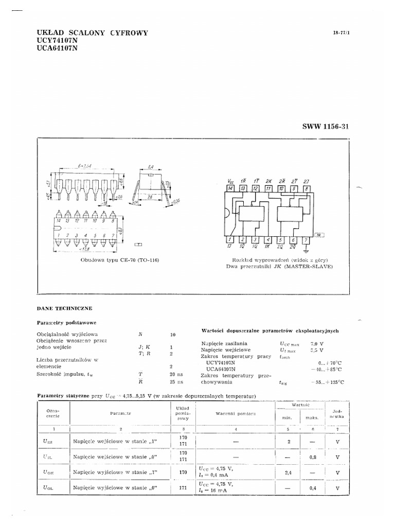 UCY74107 CEMI Elenota - PL | PDF