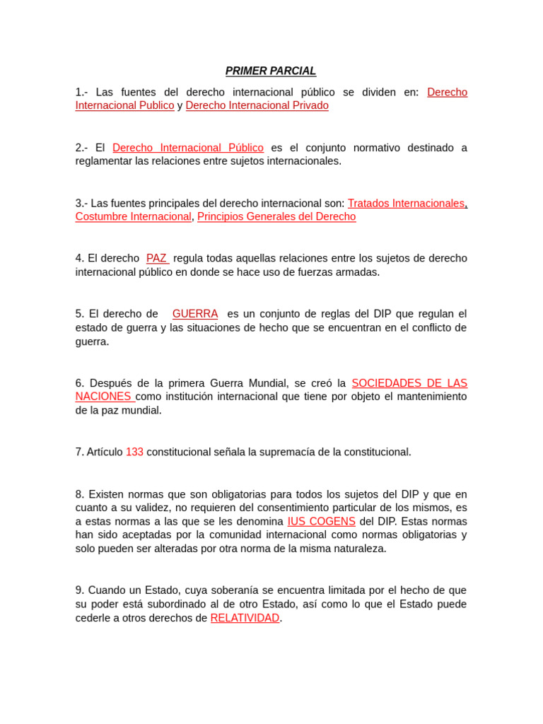 Repaso Leo | PDF | Naciones Unidas | Relaciones internacionales