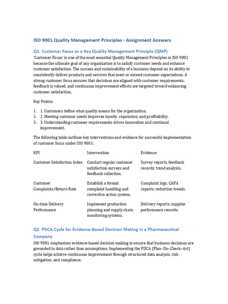 21 Mids Solution by Chatgpt | PDF | Quality Management | Performance ...