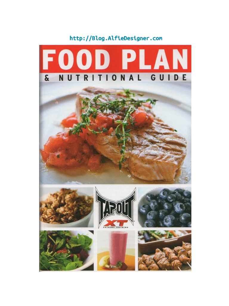 Tapout Plan Nutricional | PDF | Alimentos | gordo