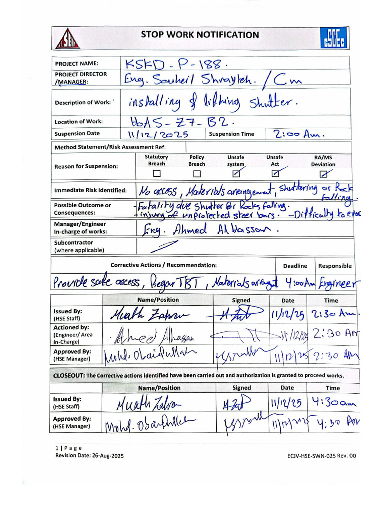 Sr#05!11!12-25 Installing and Lifting Shutter | PDF