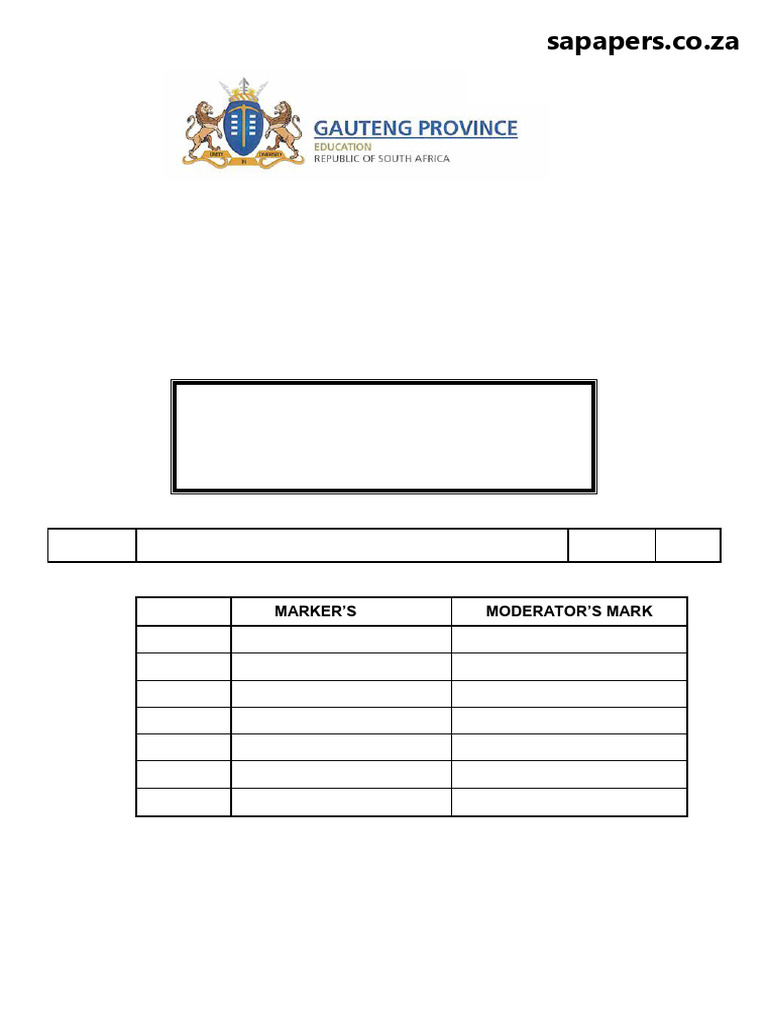 Gr11 Acc June 2018 Question Paper Answer Book | PDF | Depreciation ...