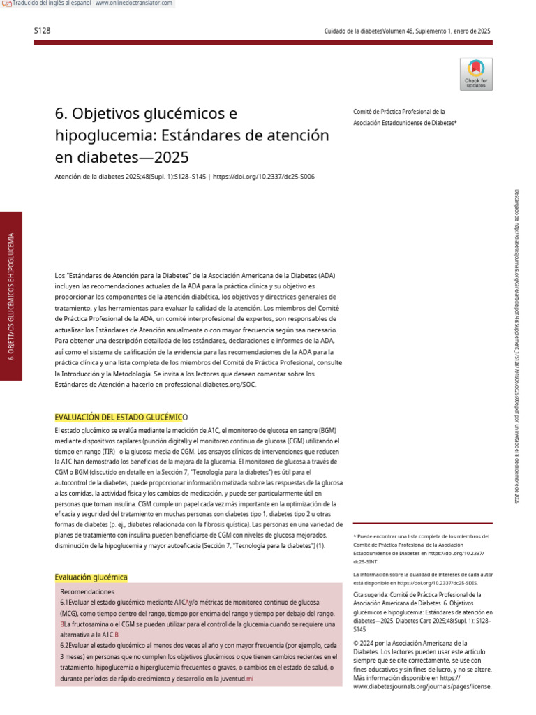 Articulo Examenes de Glucosa Expo Fisioapto | PDF | Diabetes | Hipoglucemia