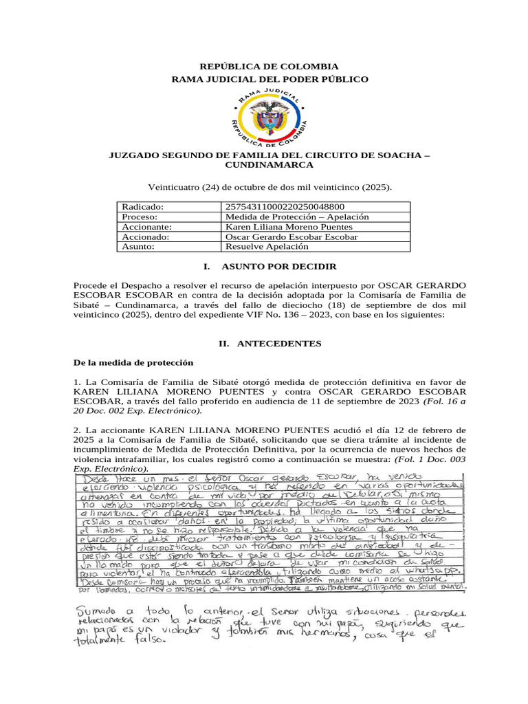 010MP.resuelveApelación.2025 488 | PDF | Juez | Justicia