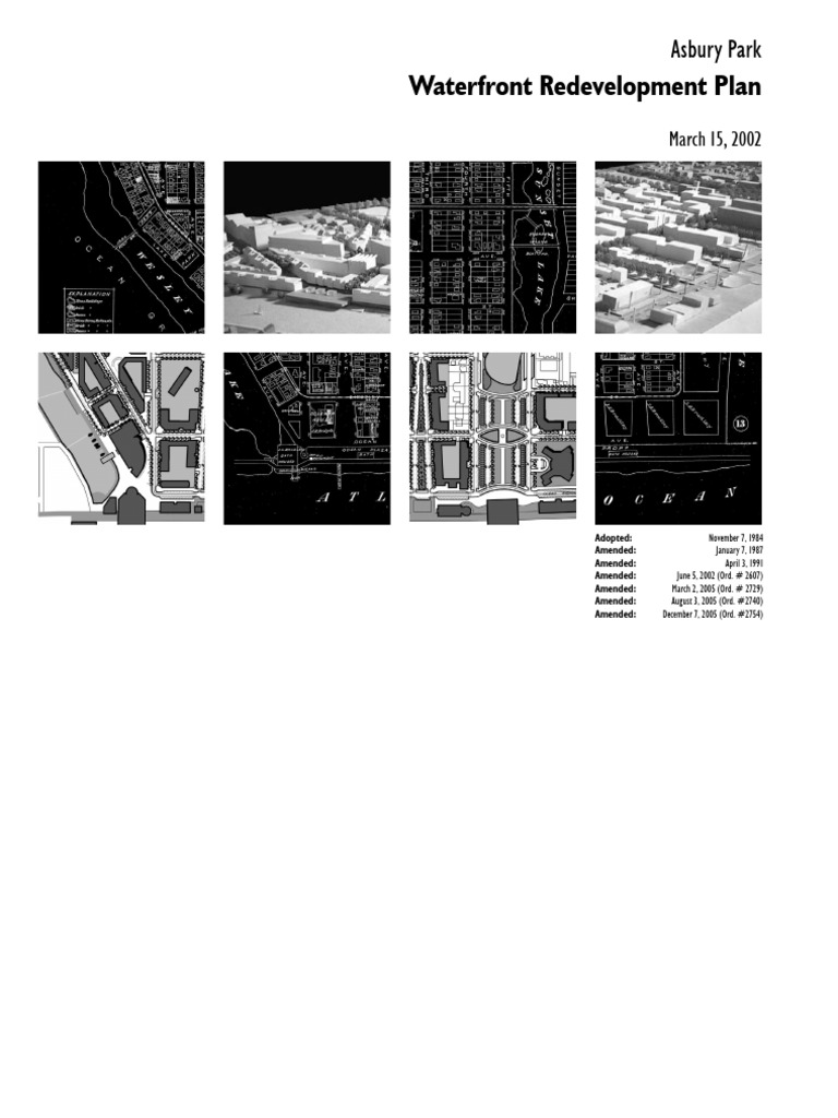 Asbury Park Waterfront Redevelopment Plan | PDF | Real Estate
