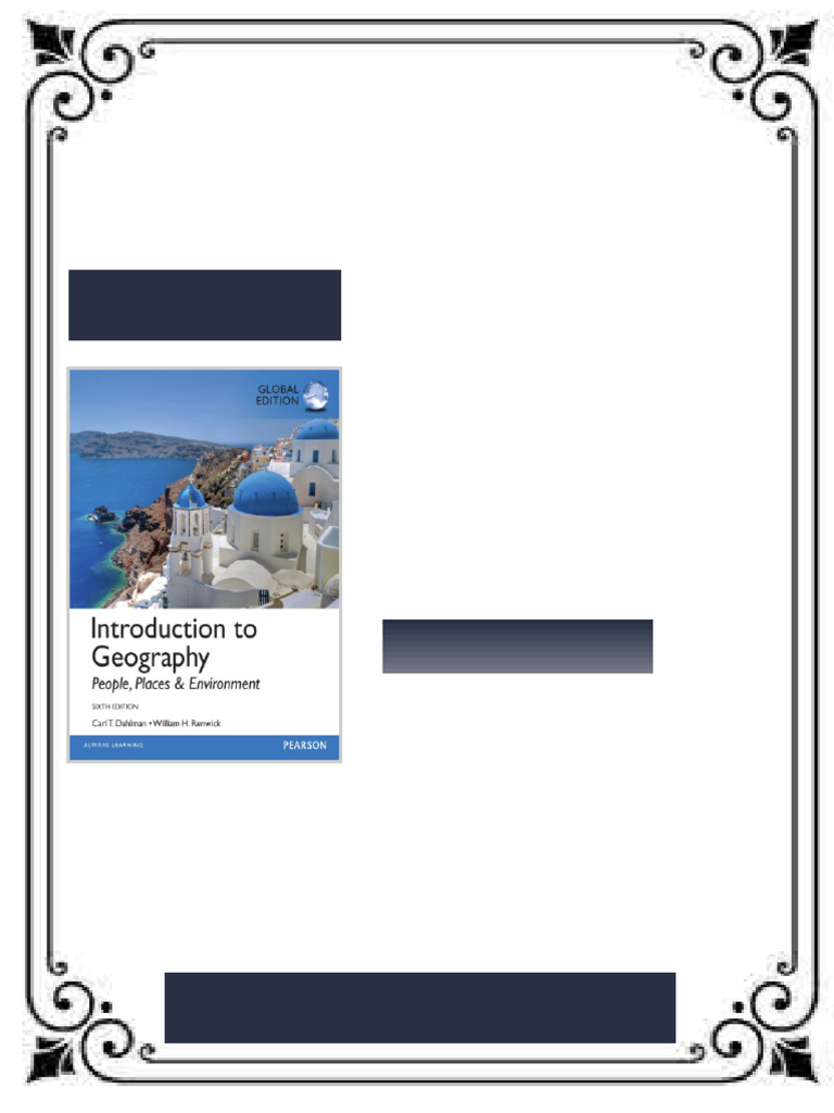Introduction to geography people places environment Dahlman eBook long ...
