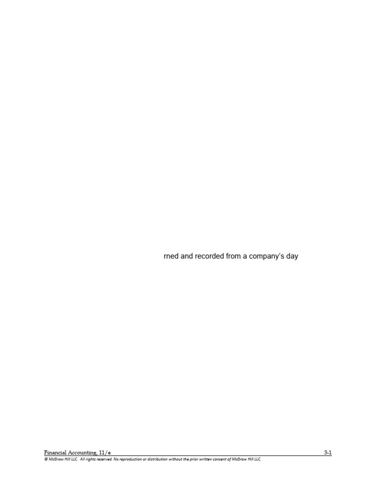 Chapter 03 Solutions Manual 3-9-2023 Revised | PDF | Debits And Credits ...