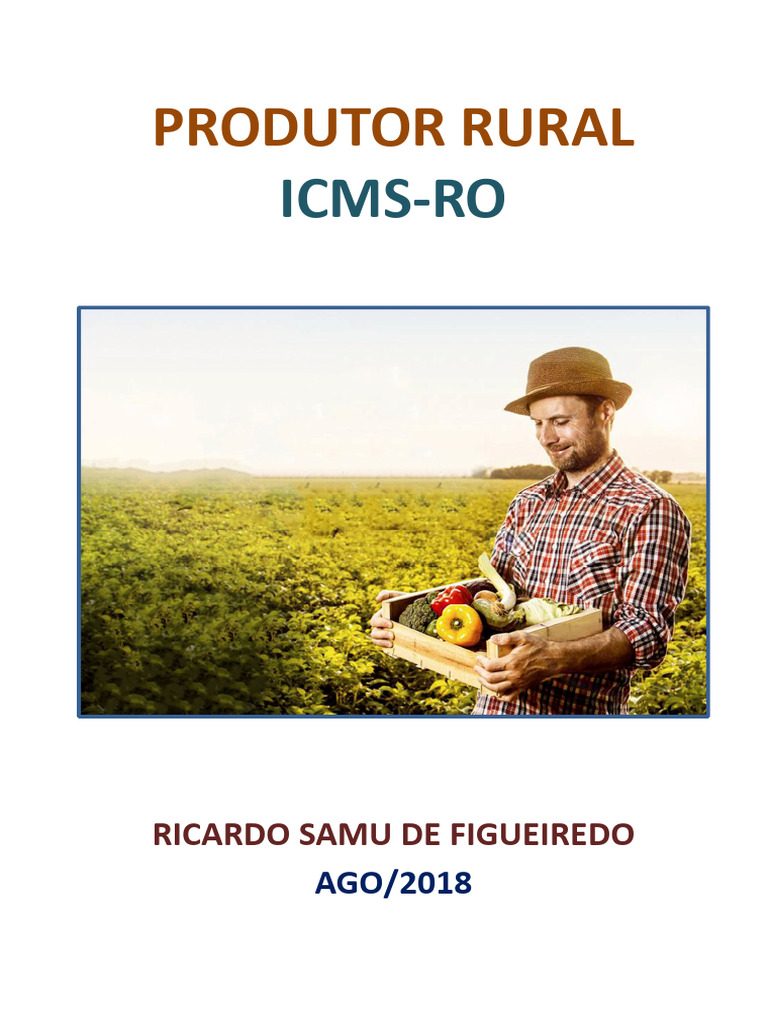 Curso 'Produtor Rural - ICMS-RO' | PDF | Taxa de crédito | Impostos