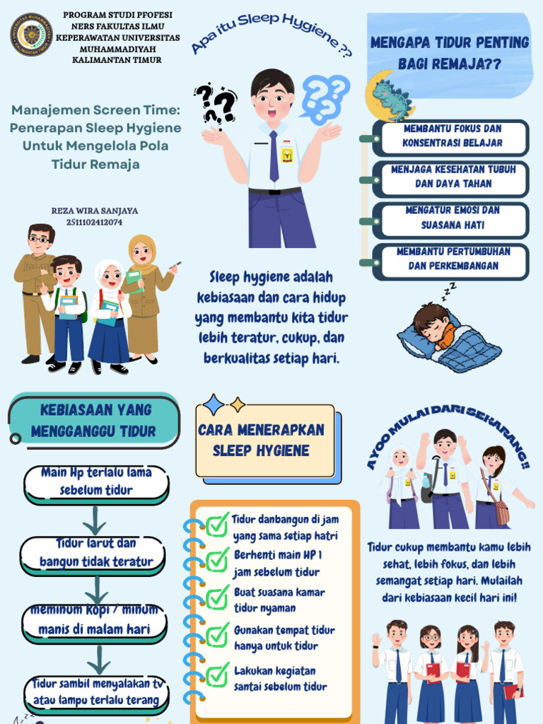 Manajemen Screen Time Penerapan Sleep Hygiene Untuk Mengelola Pola ...