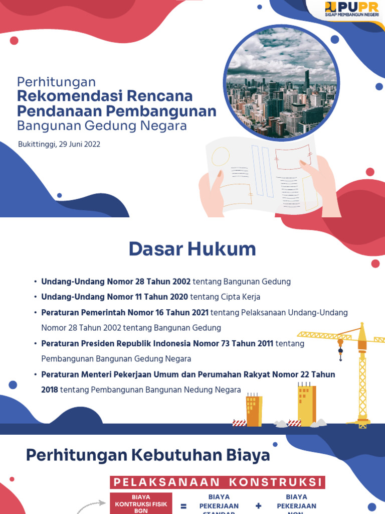 Rencana Pendanaan Pembangunan Gedung Negara | PDF