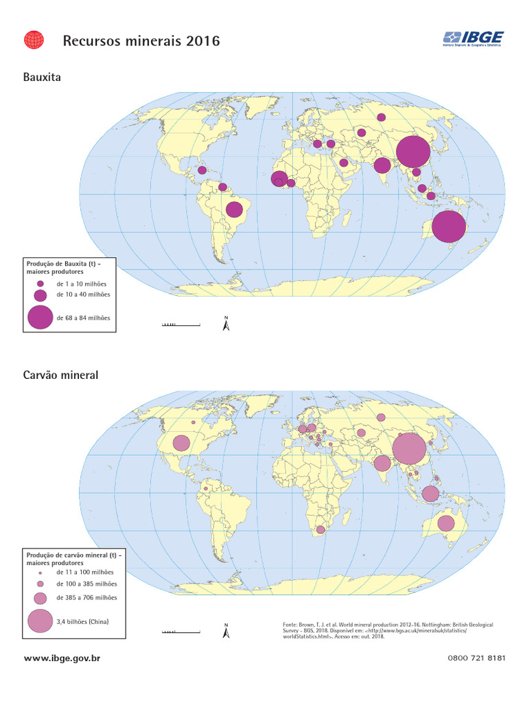 Mapa Mundi Mapa Do Mundo Recursos Minerais | PDF | Minerais | Mineração
