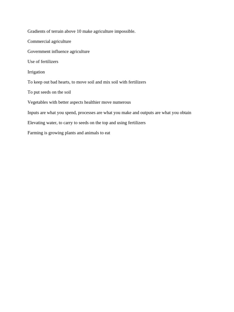 Gradients of Terrain Above 10 | PDF