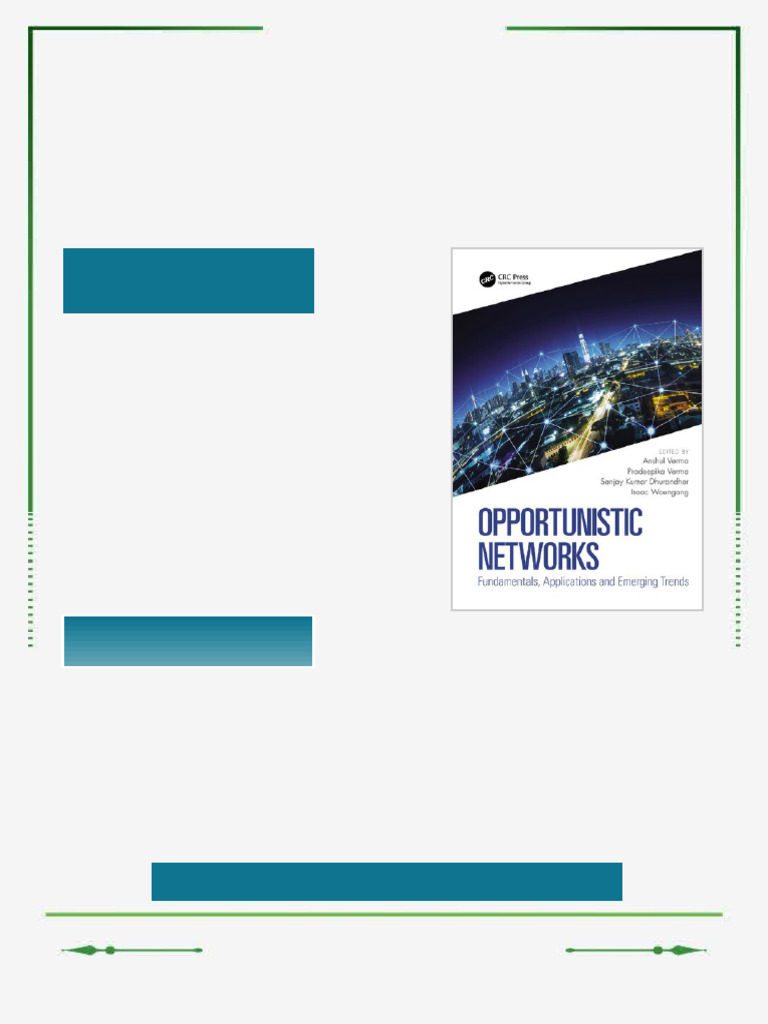 Opportunistic Networks: Fundamentals, Applications and Emerging Trends ...