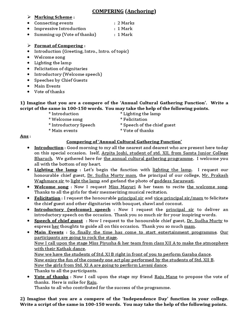 Xii Compering | PDF