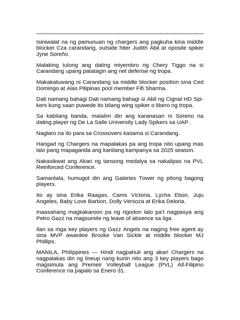 Copy Reading Filipinosheet | PDF