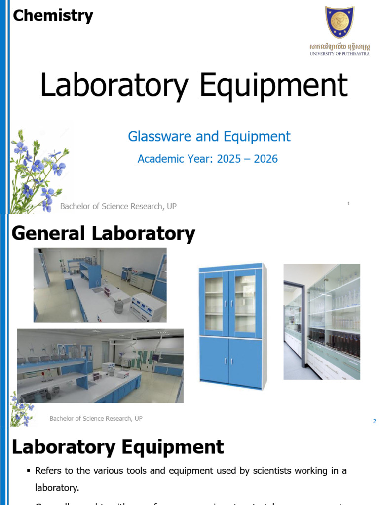 Essential Chemistry Lab Equipment Guide | PDF | Ph | Weighing Scale
