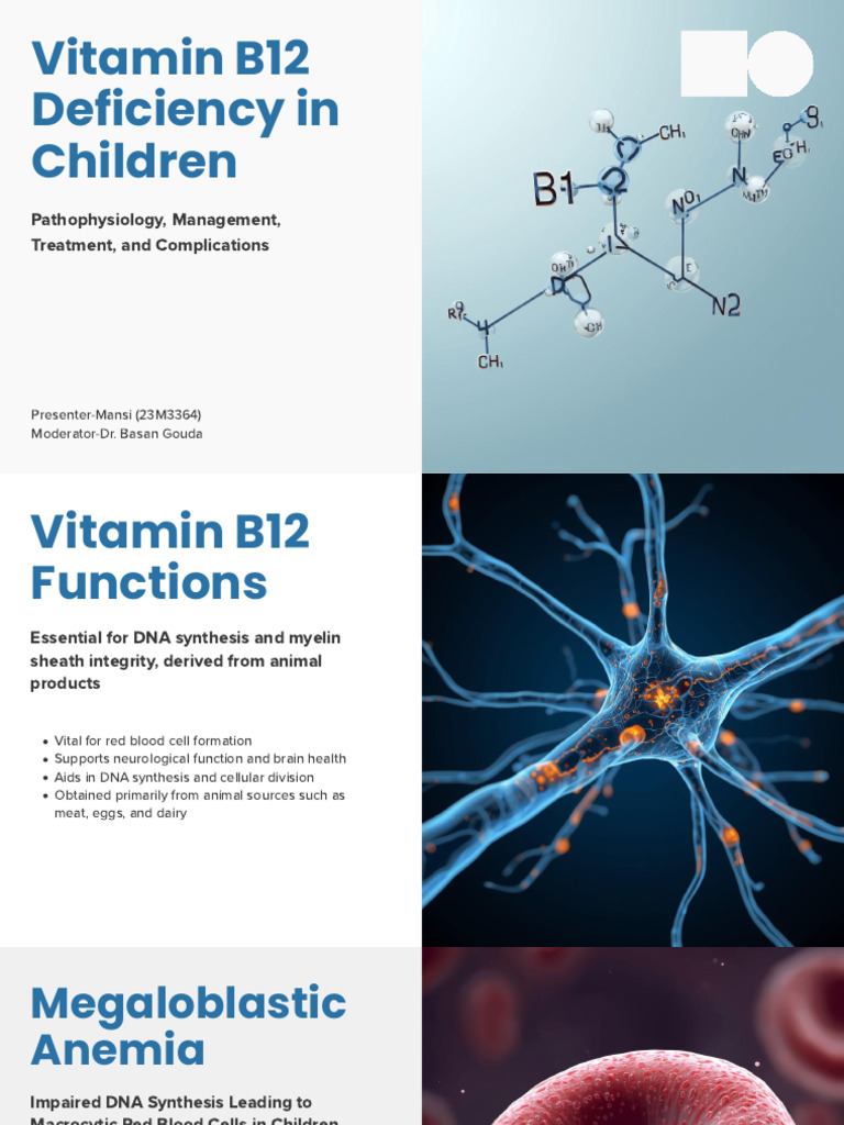 Presentation - Vitamin B12 Deficiency in Children.pdf | PDF | Vitamin ...