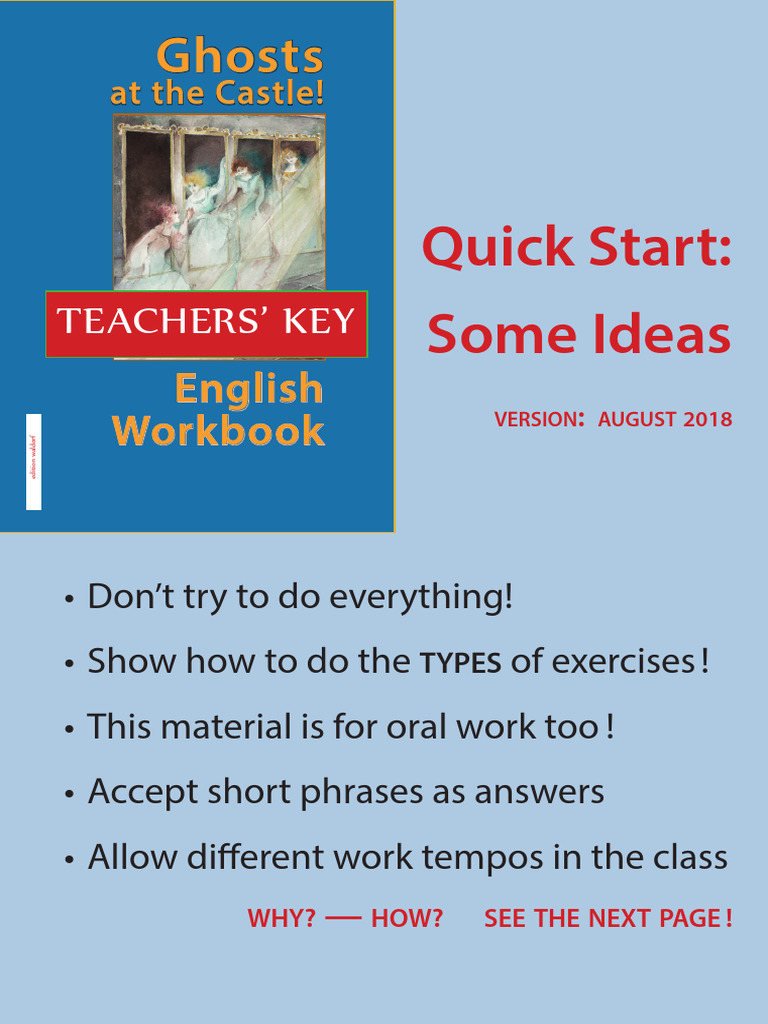 Ghosts Workbook Teachers Key August 2018 | PDF | Linguistics