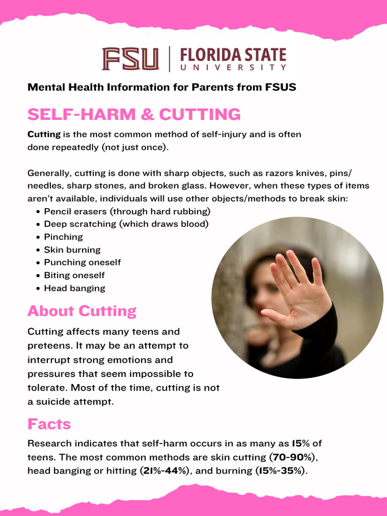 Understanding Teen Self-Harm and Cutting | PDF