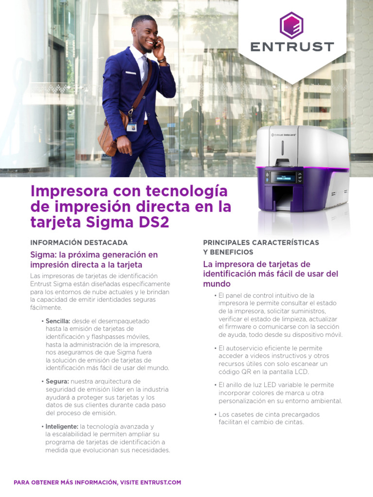 Sigma Ds2 Direct to Card Printer Ds Es | PDF | Impresora (Computación ...