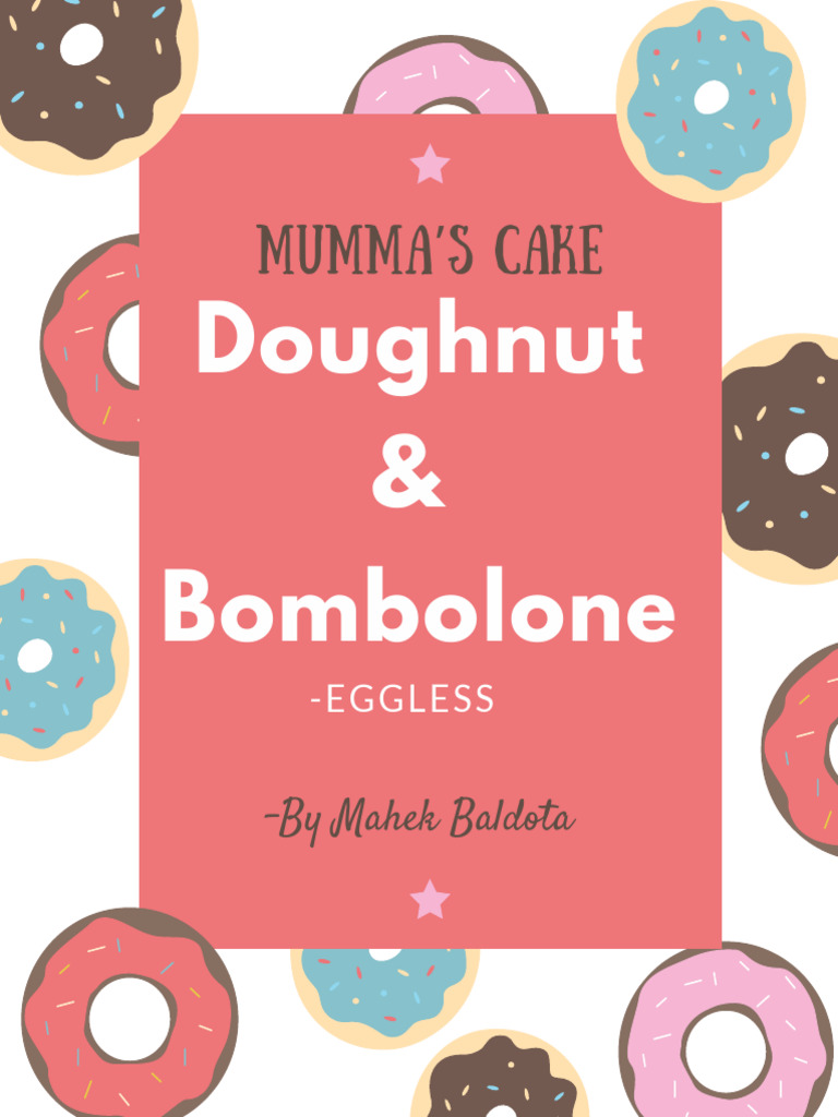 Recipe PDF - The Ultimate Doughnut & Bomboloni Masterclass 2.0 by Mumma ...