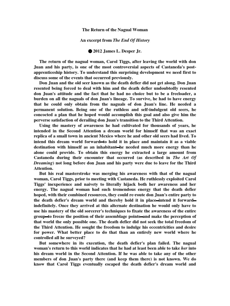 The Return of The Nagual Woman | PDF | Young Adult