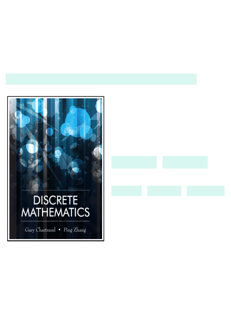 Discrete Mathematics by Chartrand Gary Wei Zhi Ready to Read | PDF