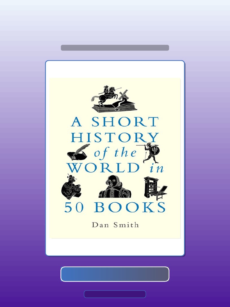 A Short History of the World in 50 Books Daniel Smith 240785 | PDF ...