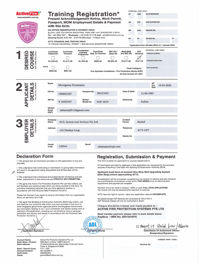 2024 Coretrade Application Form. | PDF