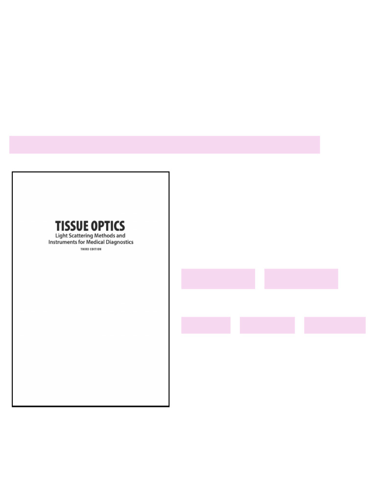 Tissue optics light scattering methods and instruments for medical ...