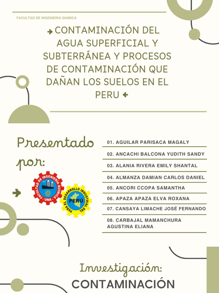 Contaminación Del Agua Superficial y Subterrána | PDF | Agua ...