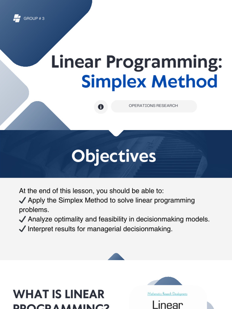 Group-3_OR | PDF | Linear Programming | Mathematical Optimization