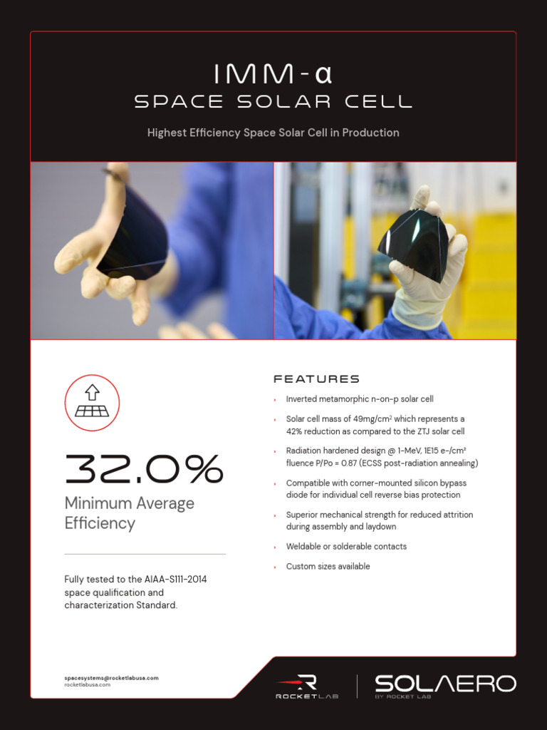 Satsearch Datasheet 53xcno Rocketlab Imm-Alpha Inverted Metamorphic ...