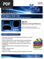 Azur 3G30A Solar Cell Specifications | PDF | Solar Cell | Gallium Arsenide