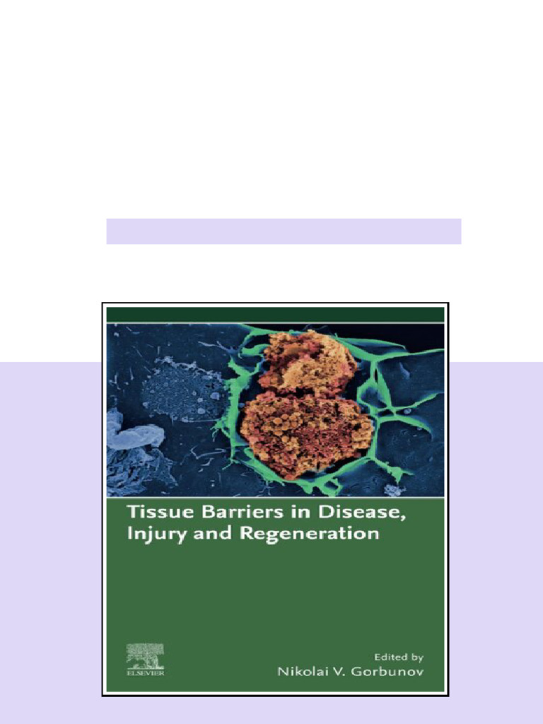 Tissue Barriers in Disease, Injury and Regeneration 1st Edition Nikolai ...