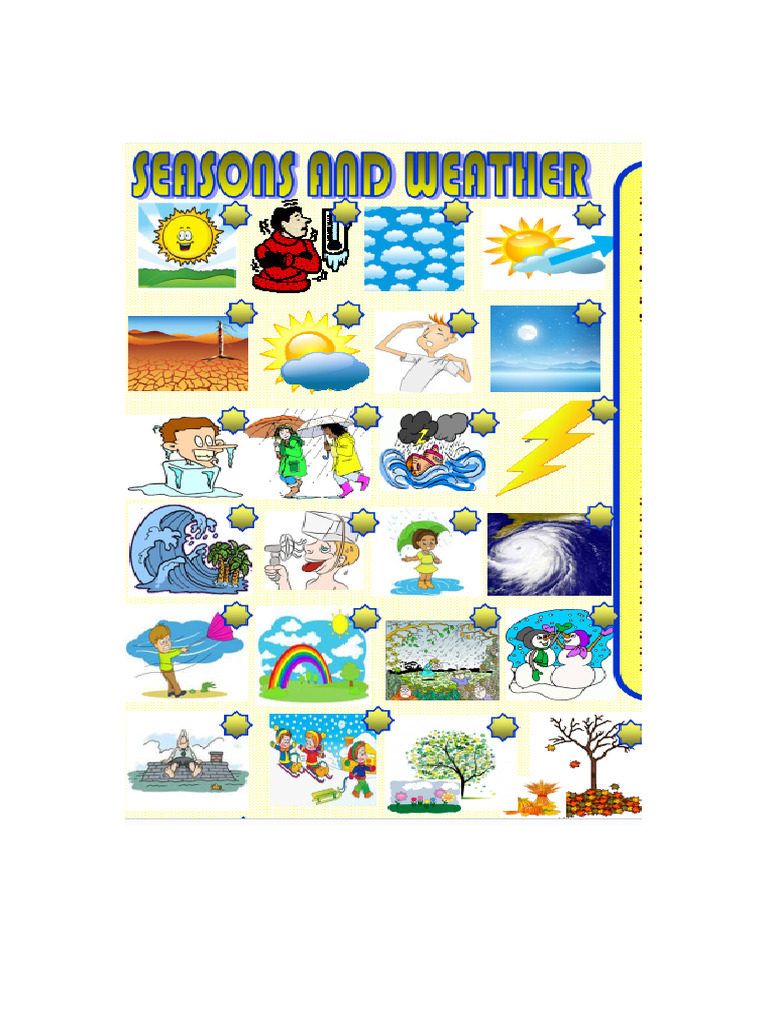 Seasons and Weather Answer Key | PDF