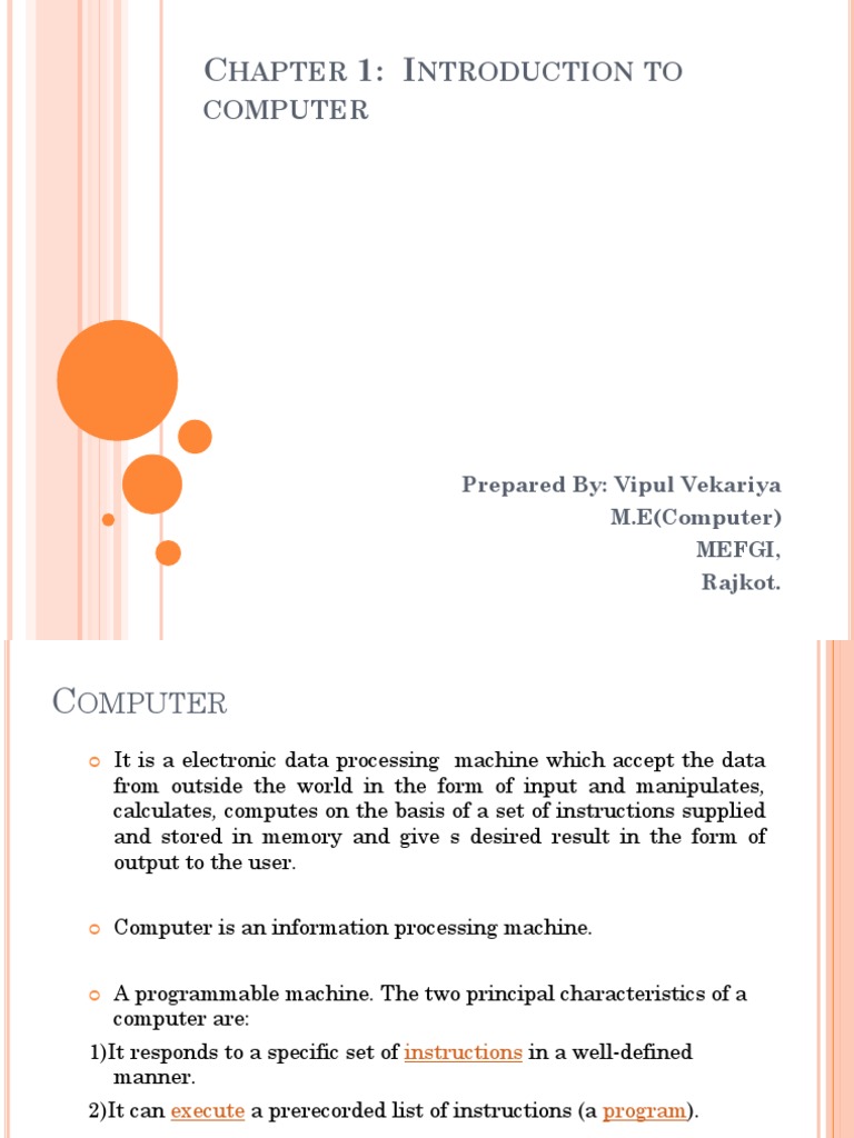 (Notessynopsis) Ce Foe11112 (2) Cpu Chapter1 Introductiontocomputer ... (Notessynopsis) Ce Foe11112 (2) Cpu Chapter1 Introductiontocomputer ...