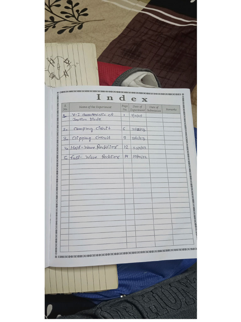 Electronics Practical Files | PDF