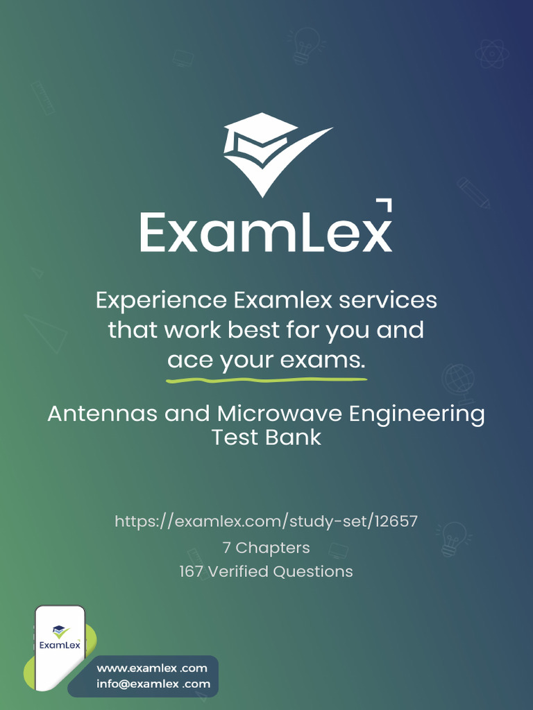 Antennas and Microwave Engineering Test Bank | PDF | Electronic ...