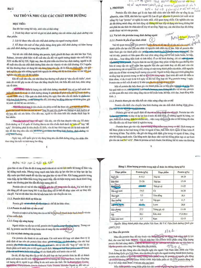 Dinh Dưỡng GT - 2 | PDF
