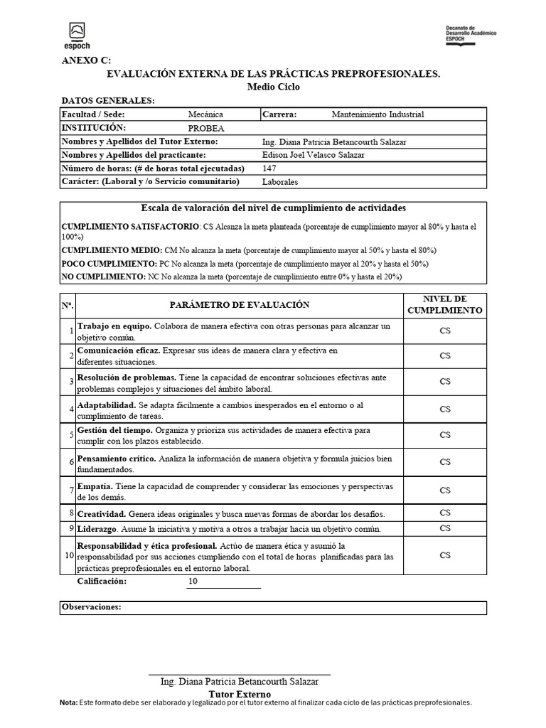 Anexo C1 | PDF | Cognición