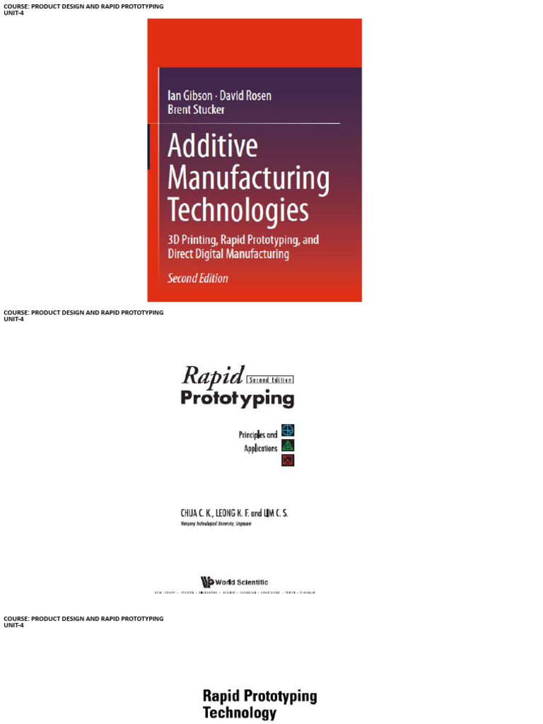 Unit 4 Pdrp.pptx | PDF | 3 D Printing | Physical Sciences