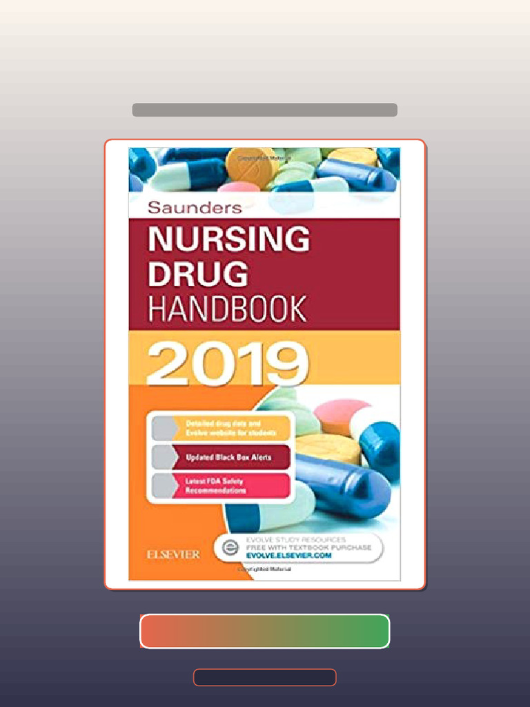 Saunders Nursing Drug Handbook 2019 by Robert J Kizior Barbara B ...