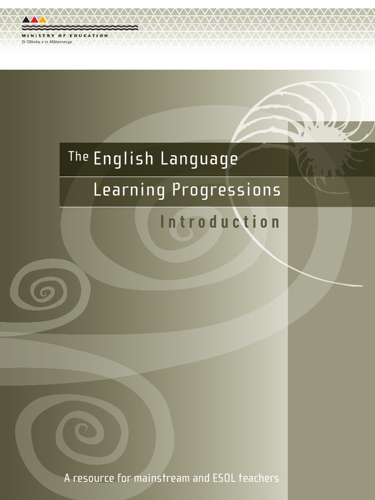 English Language Learning Progressions Guide | PDF | English As A ...