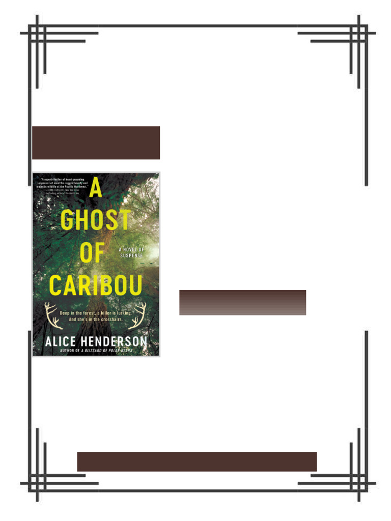 A Ghost of Caribou Alex Carter 3 1st Edition Alice Henderson eBook ...