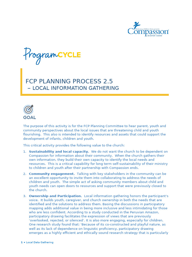 Local Data Gathering for Youth Planning | PDF | Behavioural Sciences ...